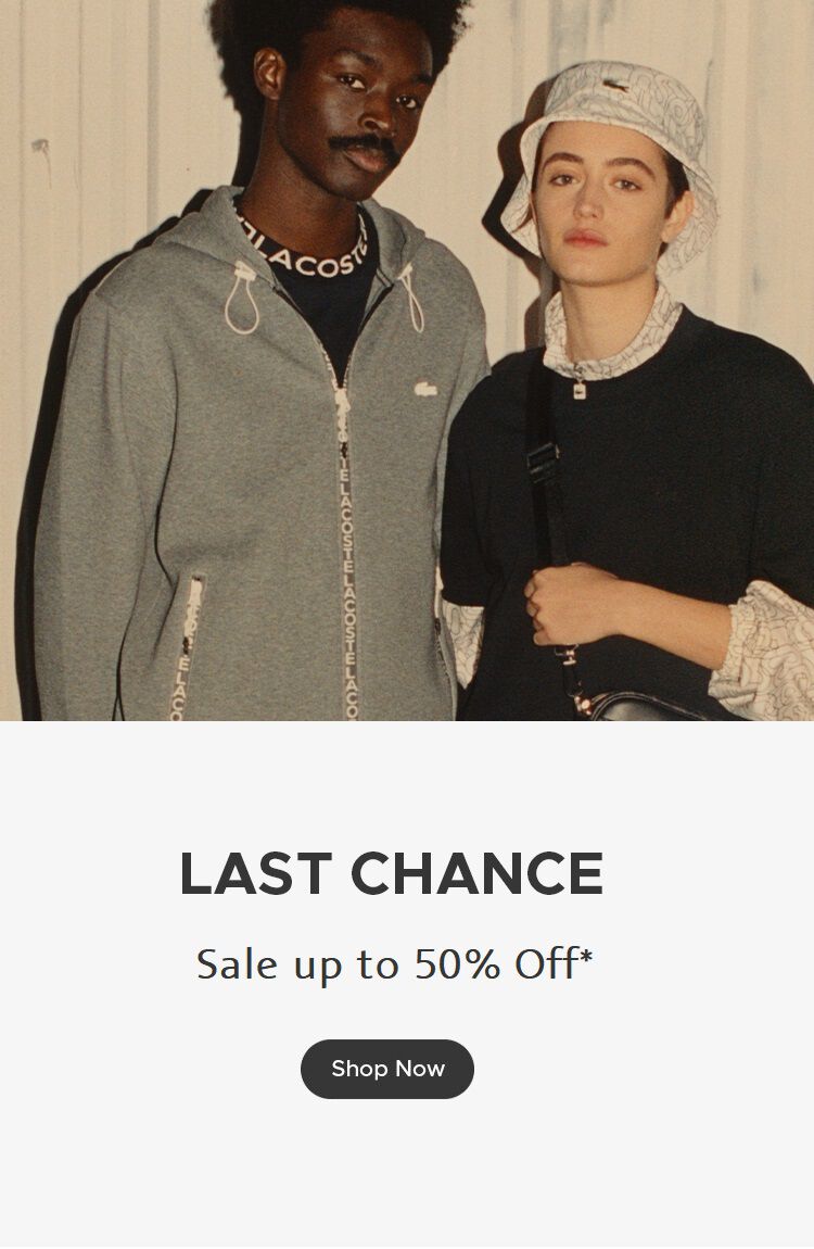 Polo shirts, shoes, leather goods | LACOSTE Online Boutique | KSA