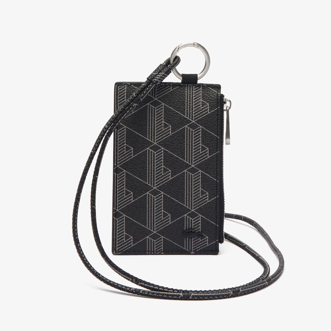 Buy The Blend Grained Monogram Print Card Holder | Lacoste SA