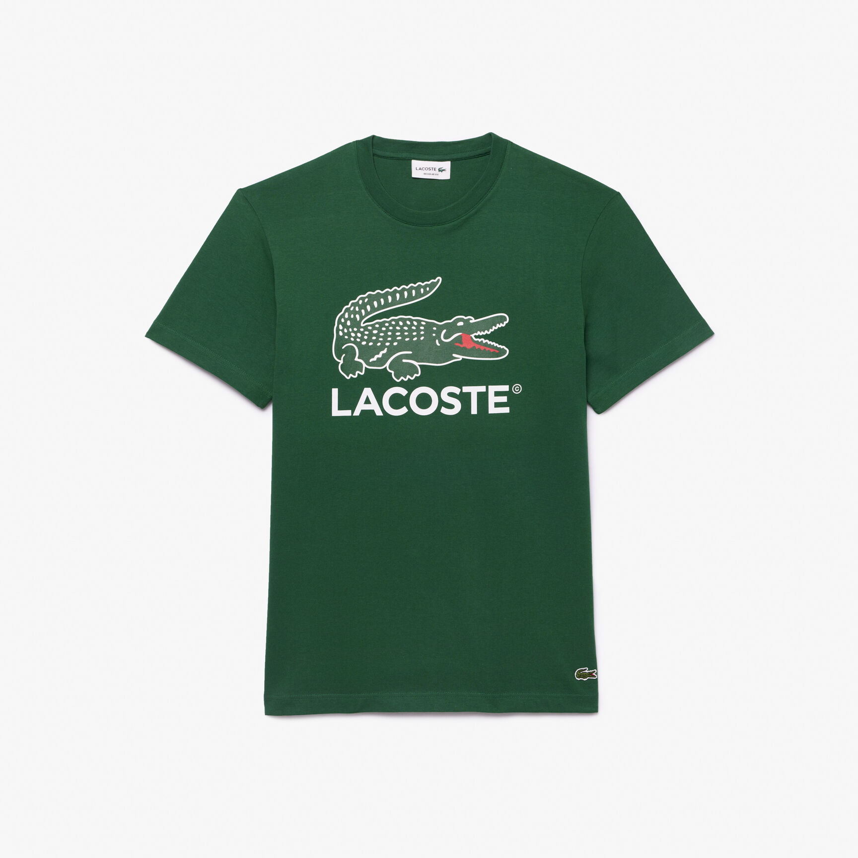 Buy Cotton Jersey Signature Print T-shirt | Lacoste SA