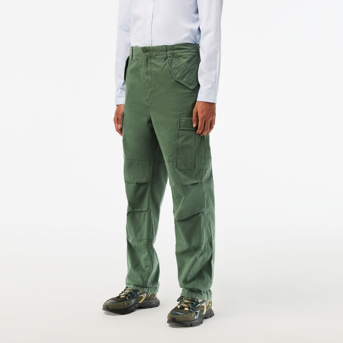 Buy Straight Fit Cotton Cargo Pants | Lacoste SA