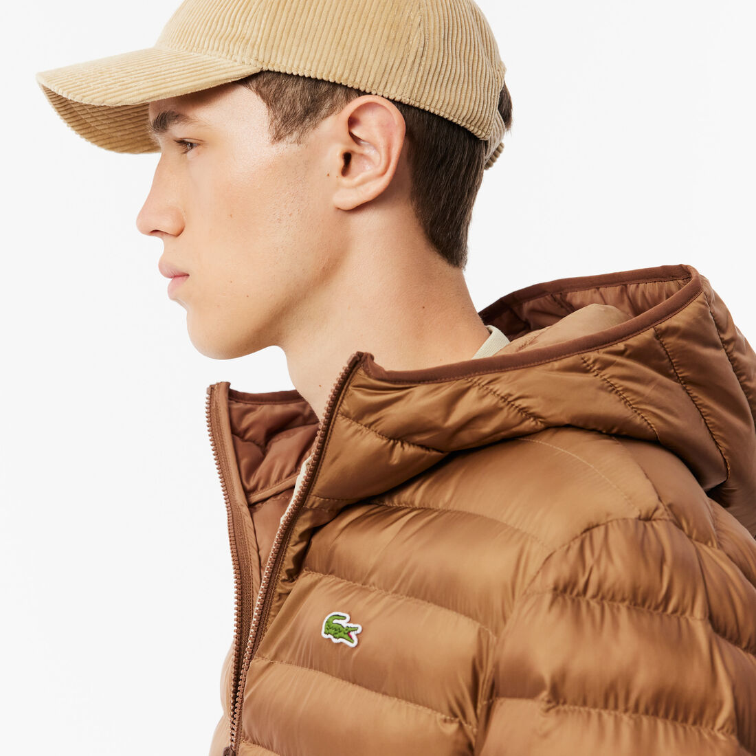Buy Water Repellent Hood Quilted Puffed Jacket | Lacoste SA