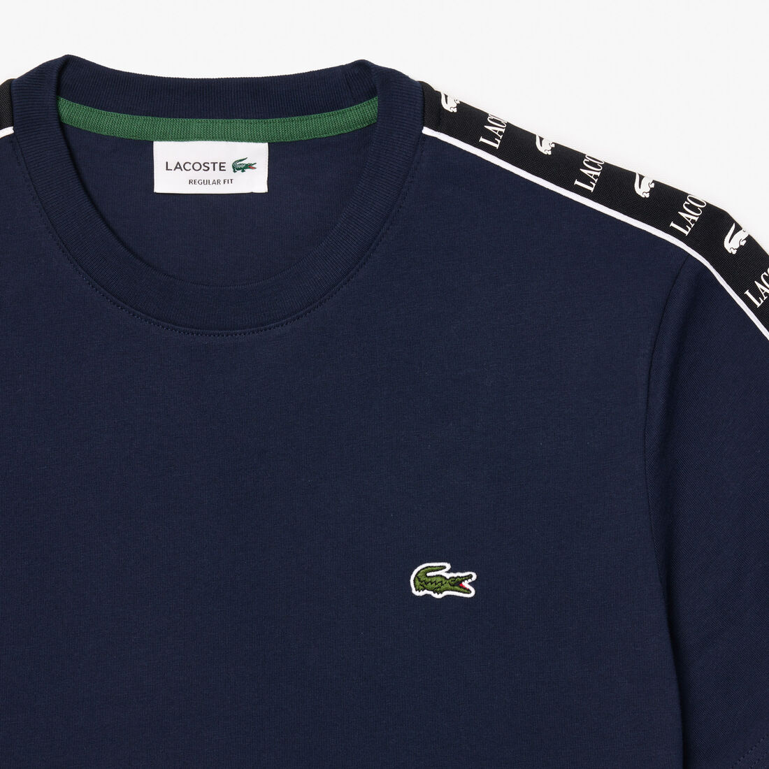 Buy Cotton Jersey Logo Stripe T-shirt | Lacoste SA
