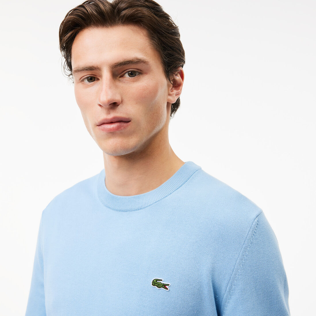 Buy Men's Organic Cotton Crew Neck Sweater | Lacoste SA