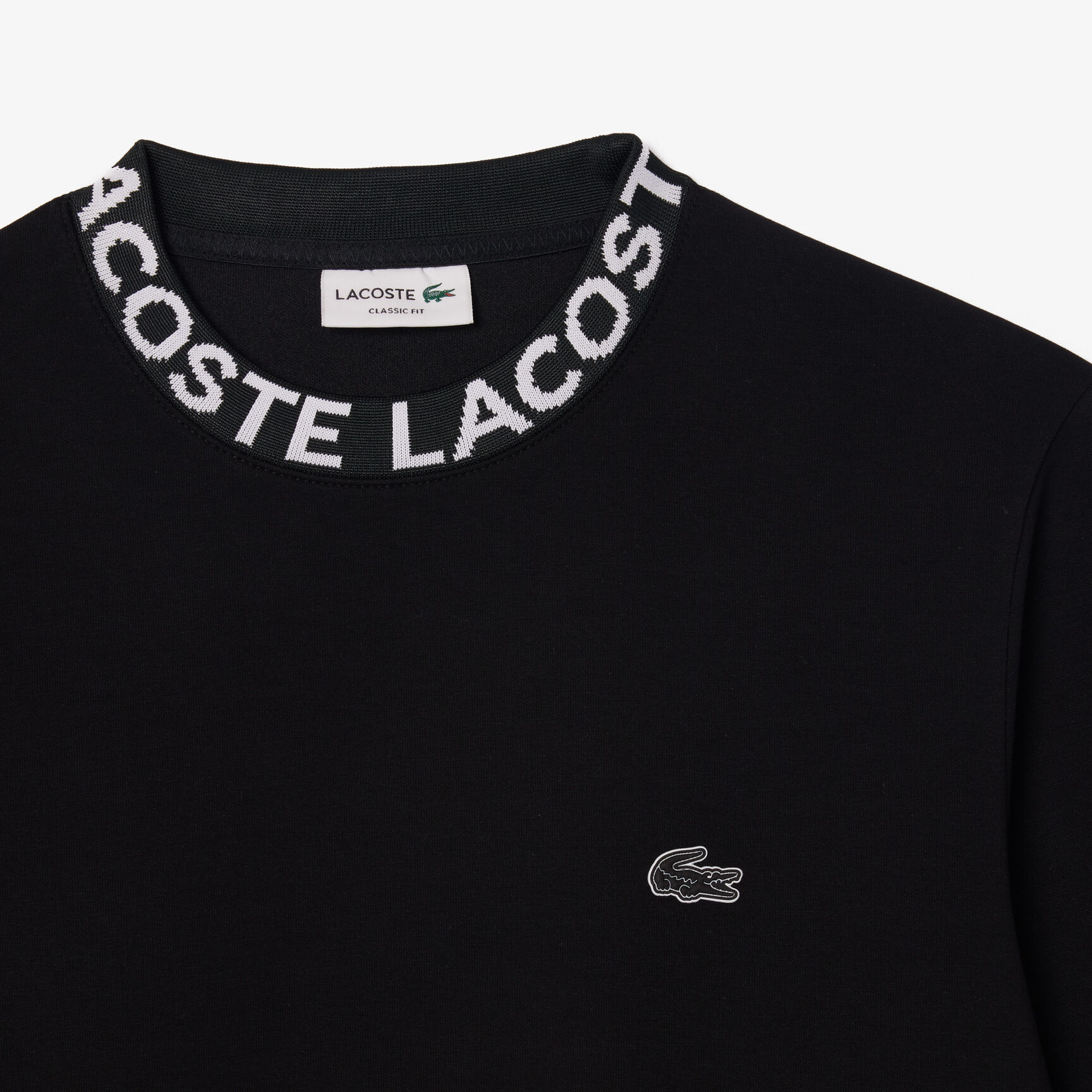 Buy Logo Jacquard Collar Double Face Sweatshirt | Lacoste SA