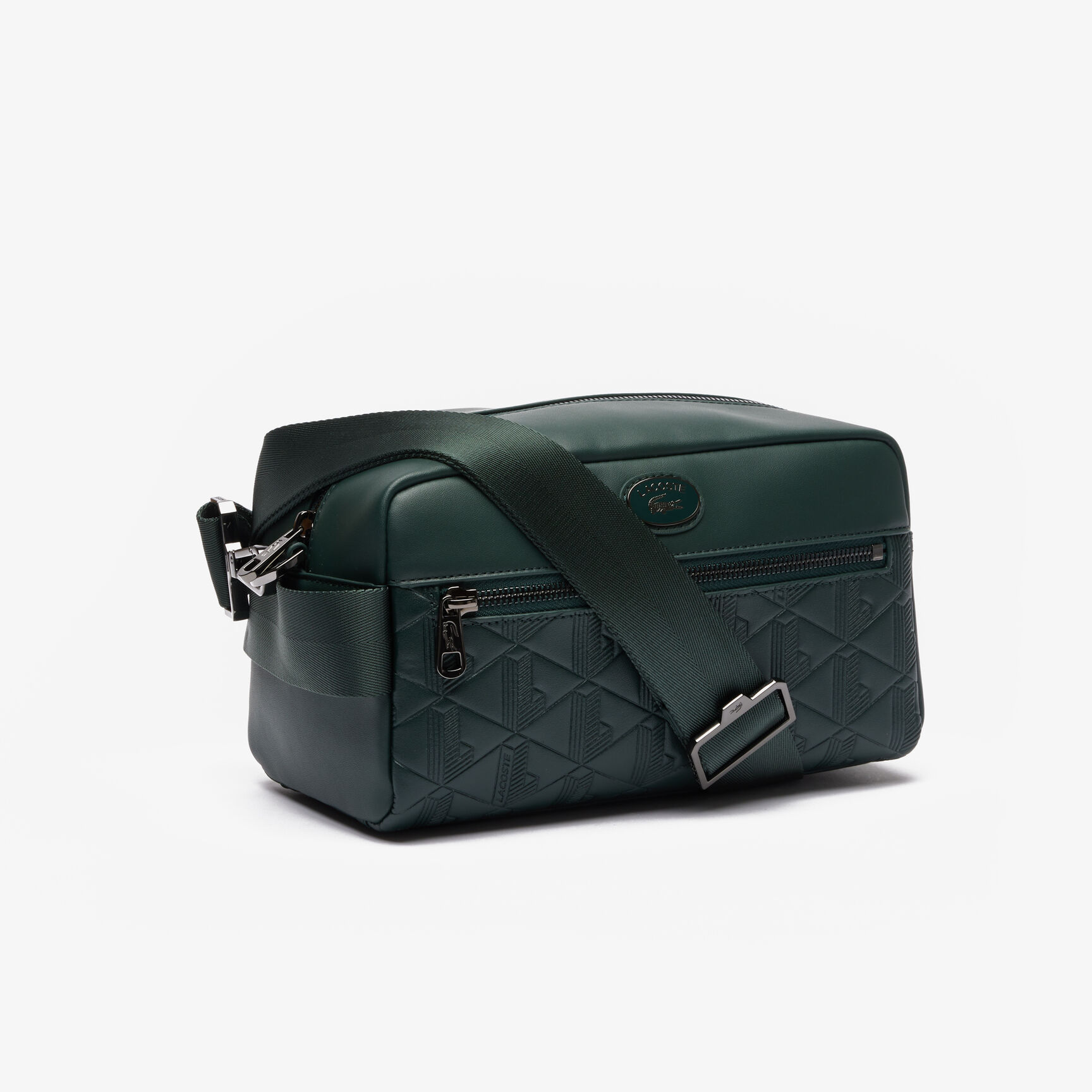 Buy Leather Monogram Print Pouch Purse | Lacoste SA