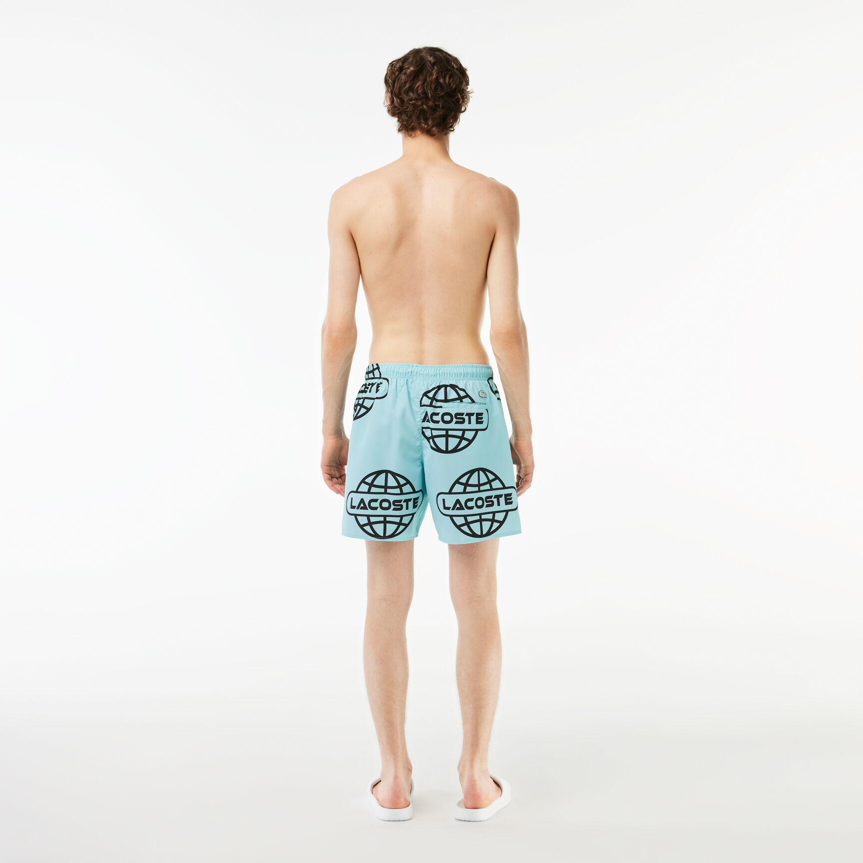 Buy Lacoste Globe Print Swimsuit | Lacoste SA